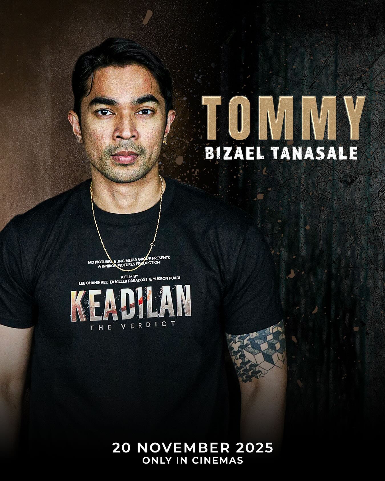 Tommy dalam Film Keadilan, Bizael Tanasale Hadirkan Karakter Tangguh ...