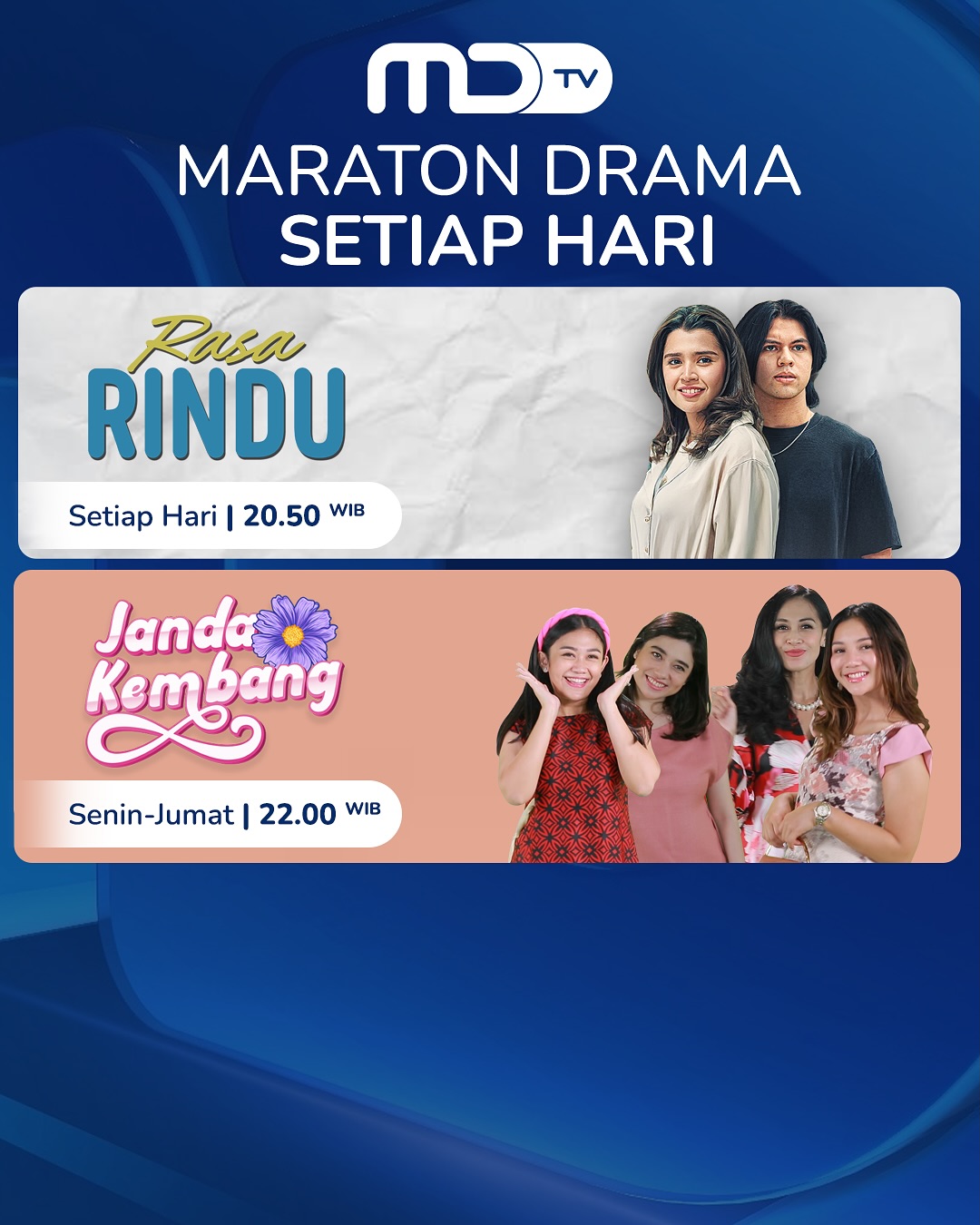 Rasa Rindu hingga Janda Kembang, Drama Malam MDTV September 2025 - Manoj Punjabi